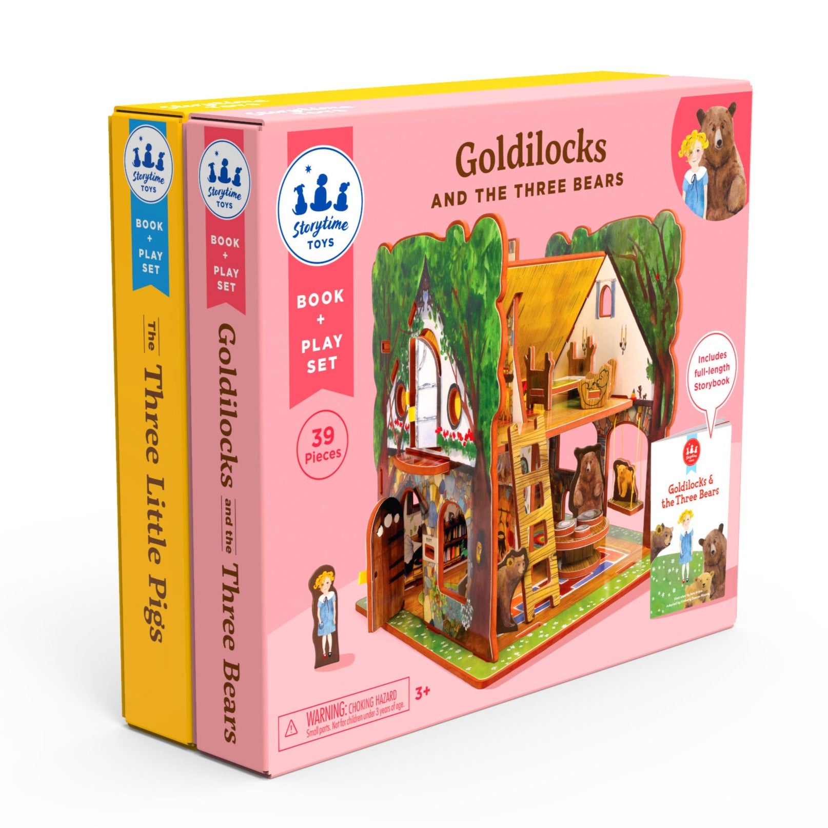 The Classic Duo - Goldilocks and Three Little Pigs Storybook Playsets ...