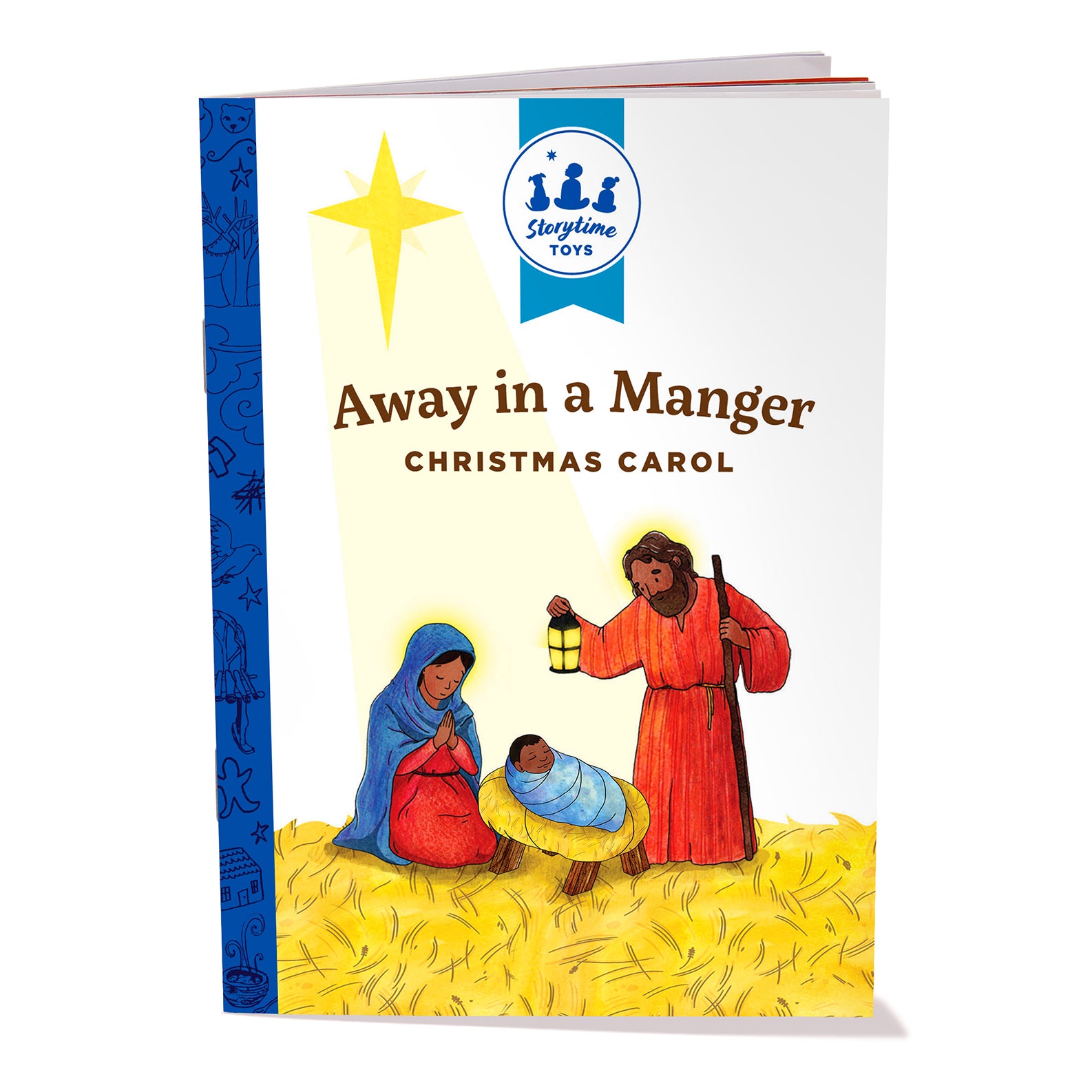 Away in a Manger Christmas Carol and Nativity Book and Playset ...
